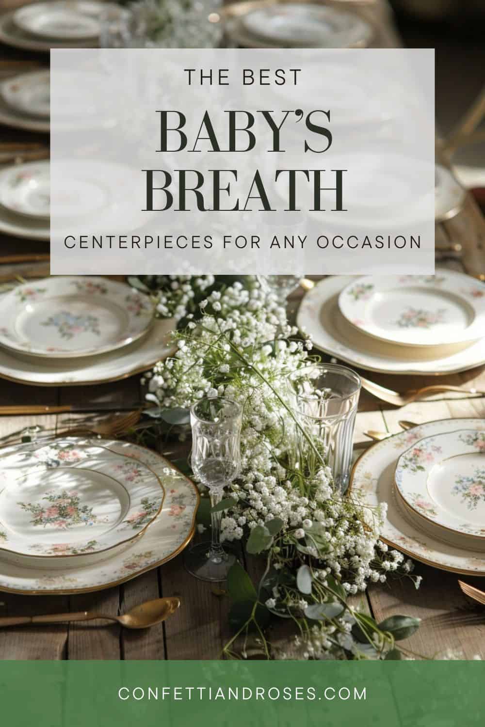 14 Enchanting Baby's Breath Centerpieces For Every Occasion • Confetti ...