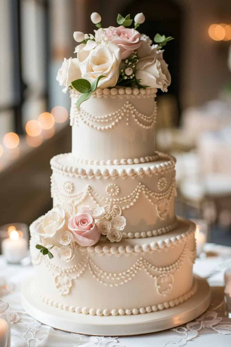 A Slice Of The Past: 17 Vintage Wedding Cakes For Modern Love Stories ...