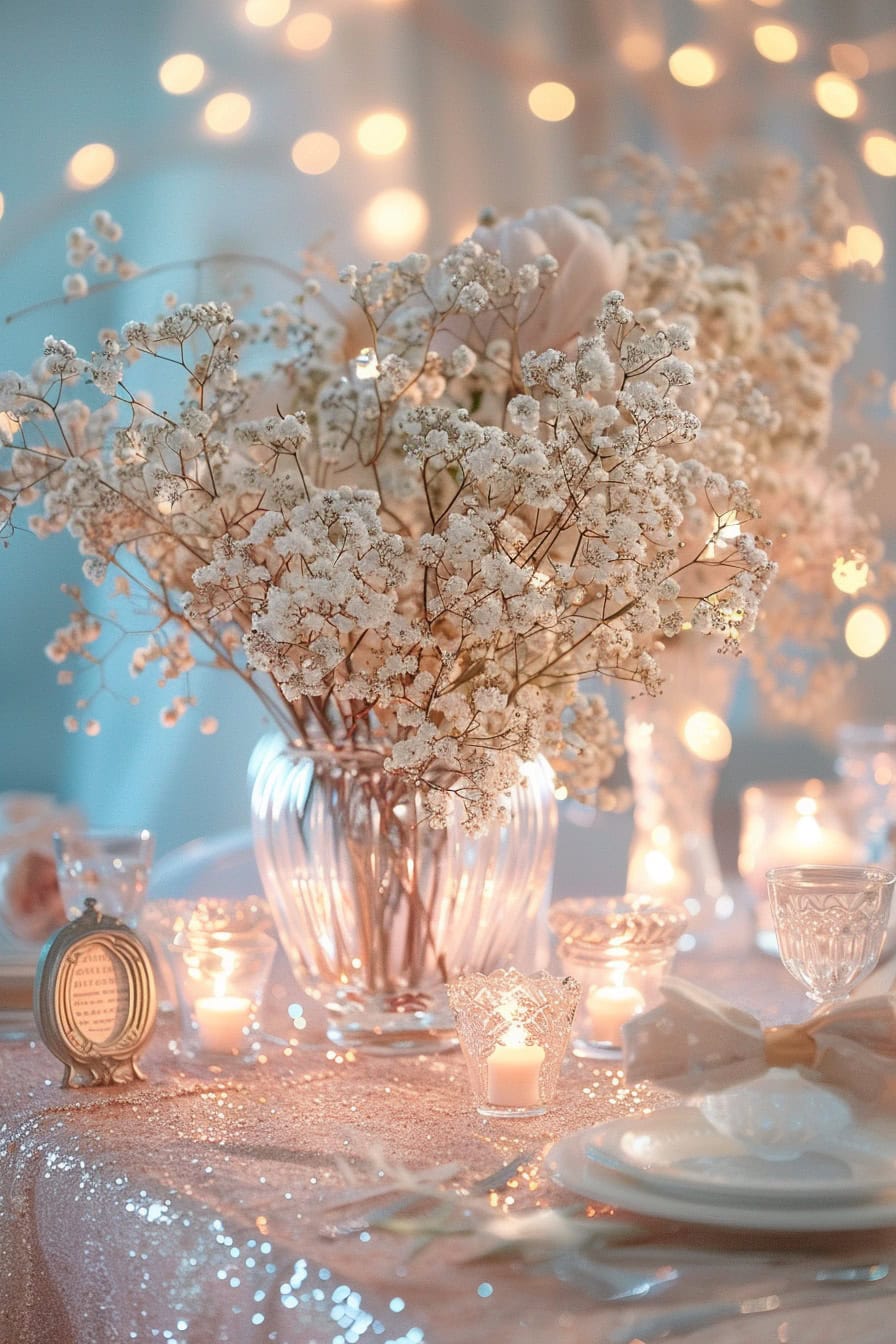 14 Enchanting Baby's Breath Centerpieces For Every Occasion • Confetti ...