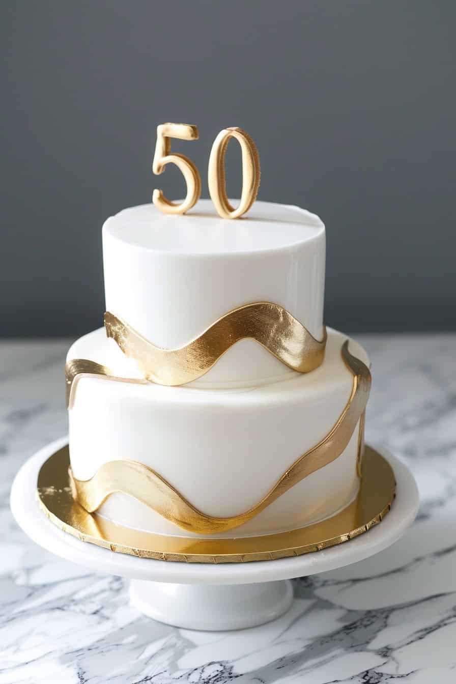 10 Timeless 50th Anniversary Cakes: Celebrating Half A Century Together ...