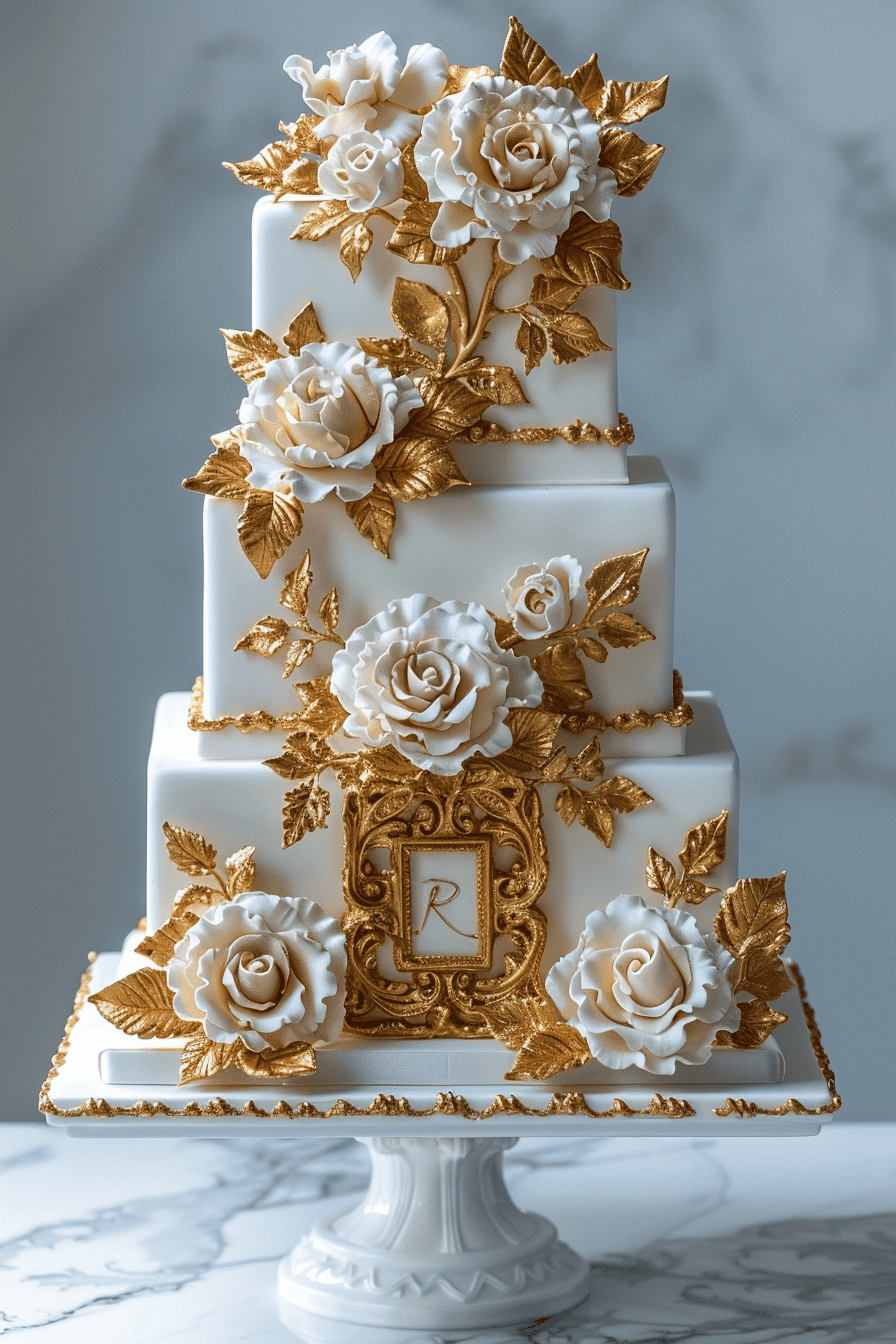 A Slice Of The Past: 17 Vintage Wedding Cakes For Modern Love Stories ...