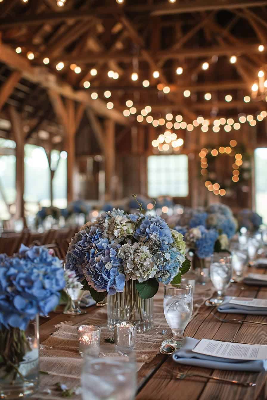 Stunning Blue Hydrangeas Wedding Ideas You Will Love • Confetti & Roses
