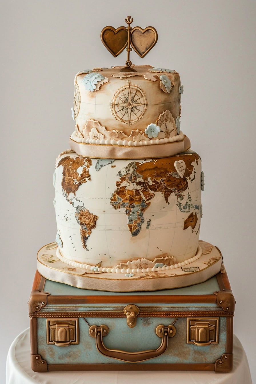 A Slice Of The Past: 17 Vintage Wedding Cakes For Modern Love Stories ...