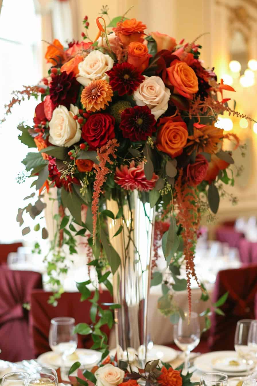 Autumn Elegance: 28 Breathtaking Fall Wedding Centerpieces • Confetti ...