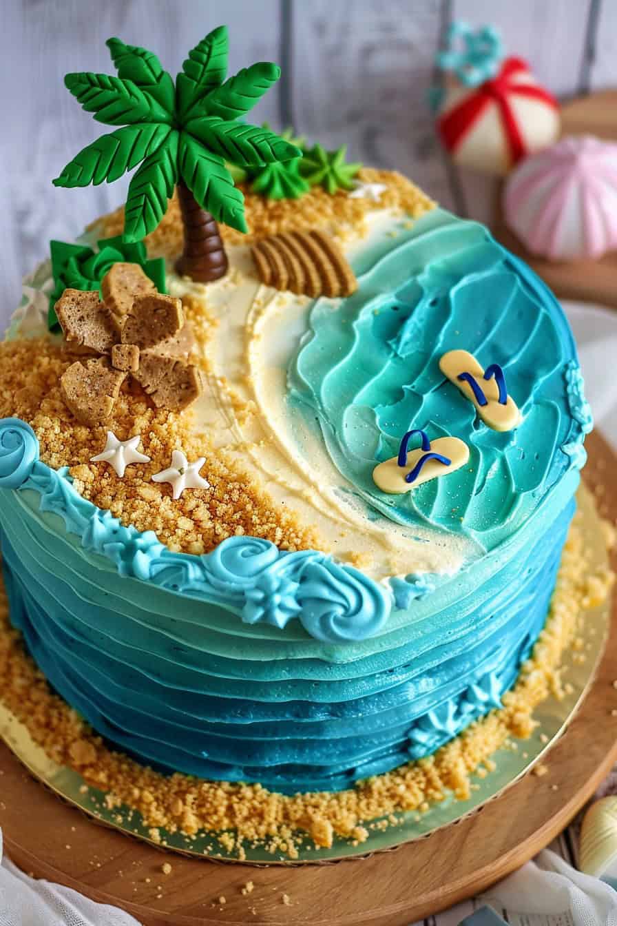 16 Creative Luau Cake Ideas For Your Next Party • Confetti & Roses