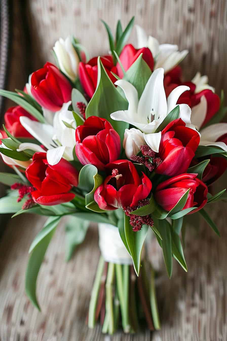 15 Beautiful Tulip Bouquets For Your Big Day • Confetti & Roses