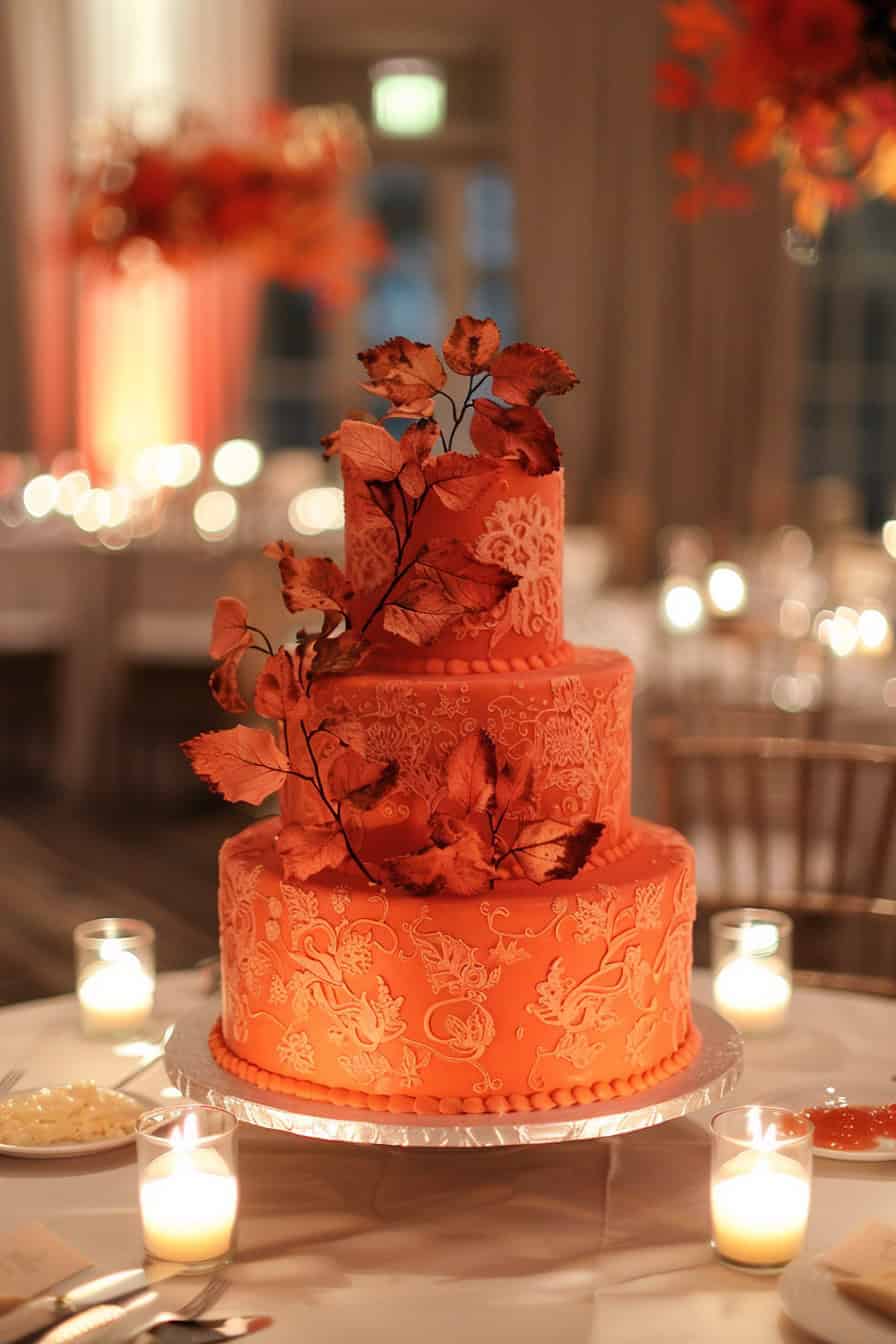 24 Seasonal Beauty: Perfect Fall Wedding Cakes • Confetti & Roses