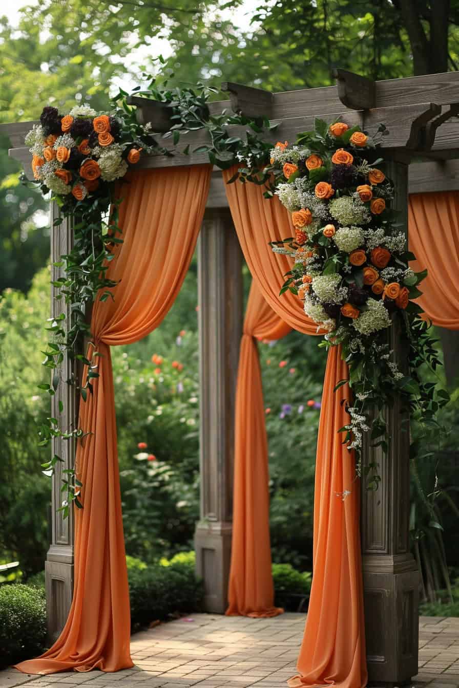Rustic Romance: 20 Burnt Orange Wedding Ideas • Confetti & Roses