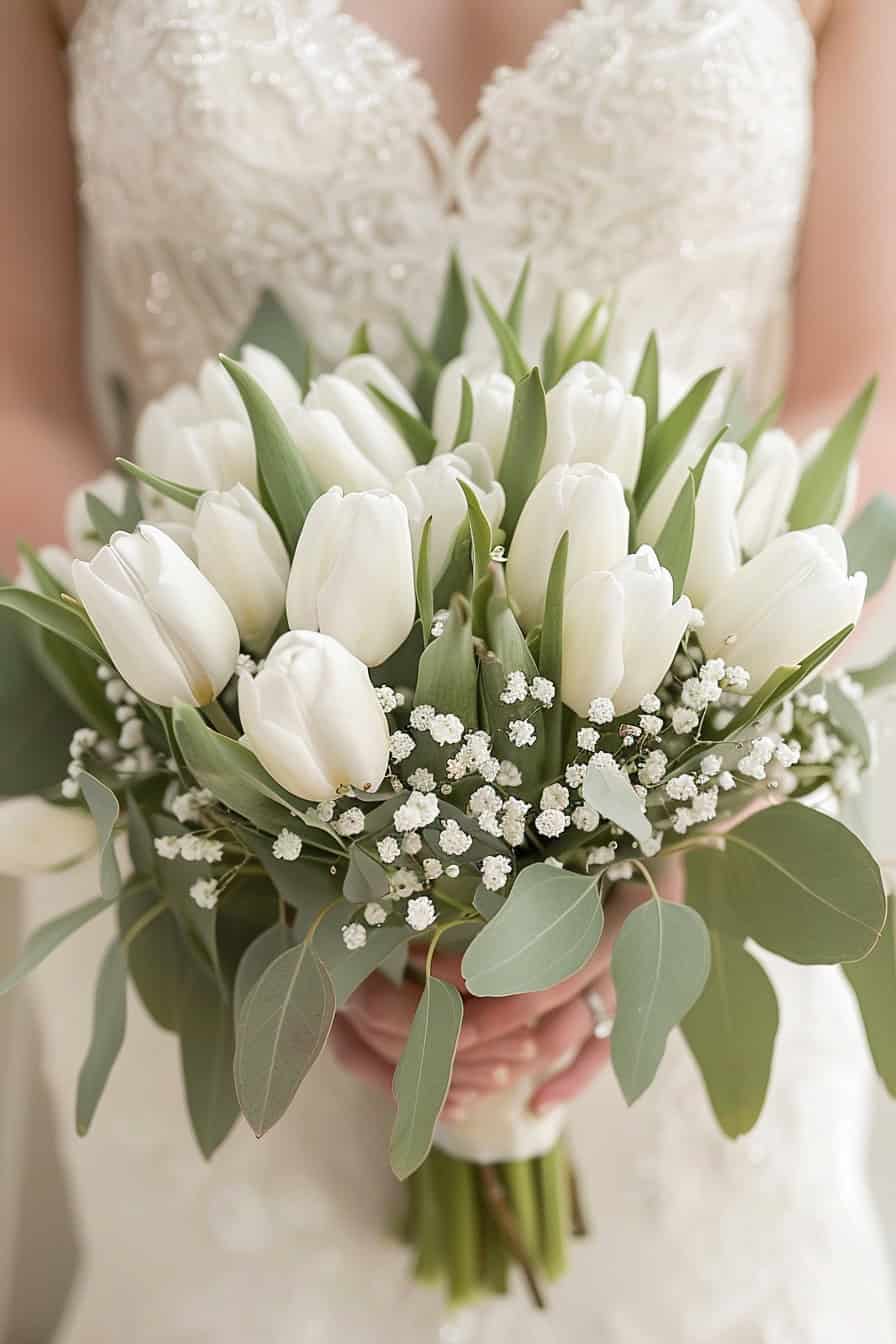 15 Beautiful Tulip Bouquets For Your Big Day • Confetti & Roses