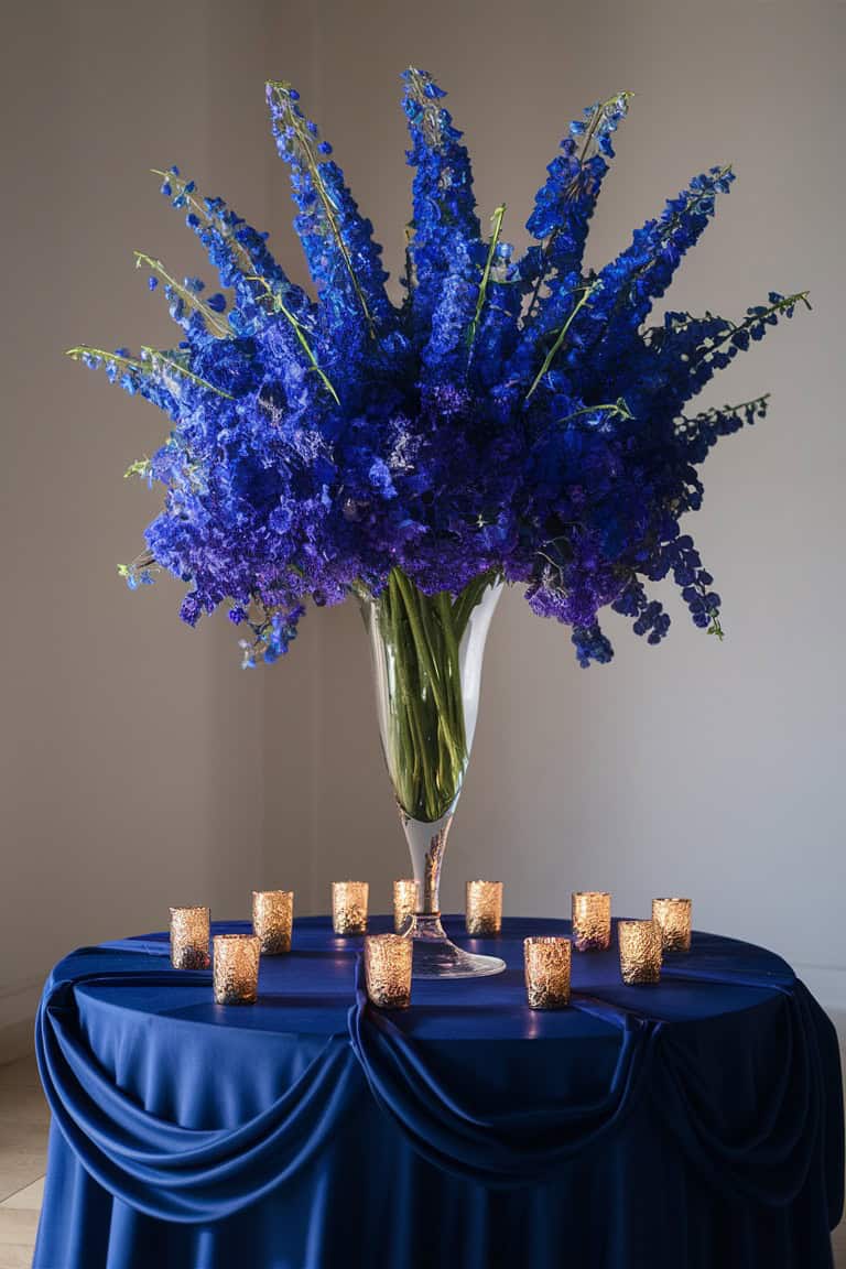 20 Royal Blue Centerpieces For Weddings • Confetti & Roses