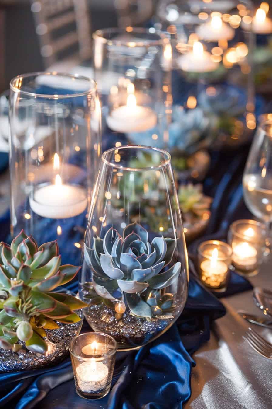 20 Royal Blue Centerpieces For Weddings • Confetti & Roses