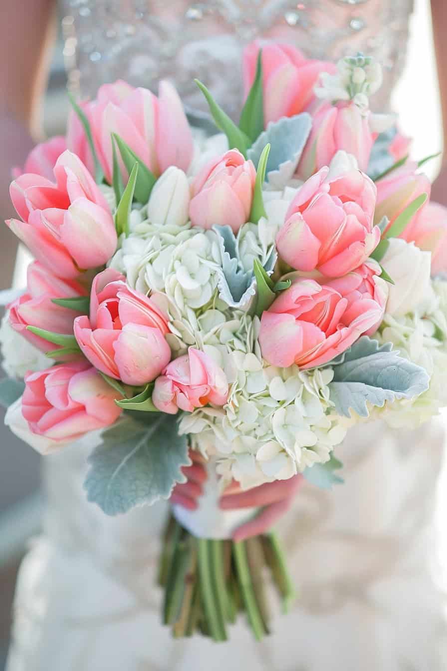 15 Beautiful Tulip Bouquets For Your Big Day • Confetti & Roses
