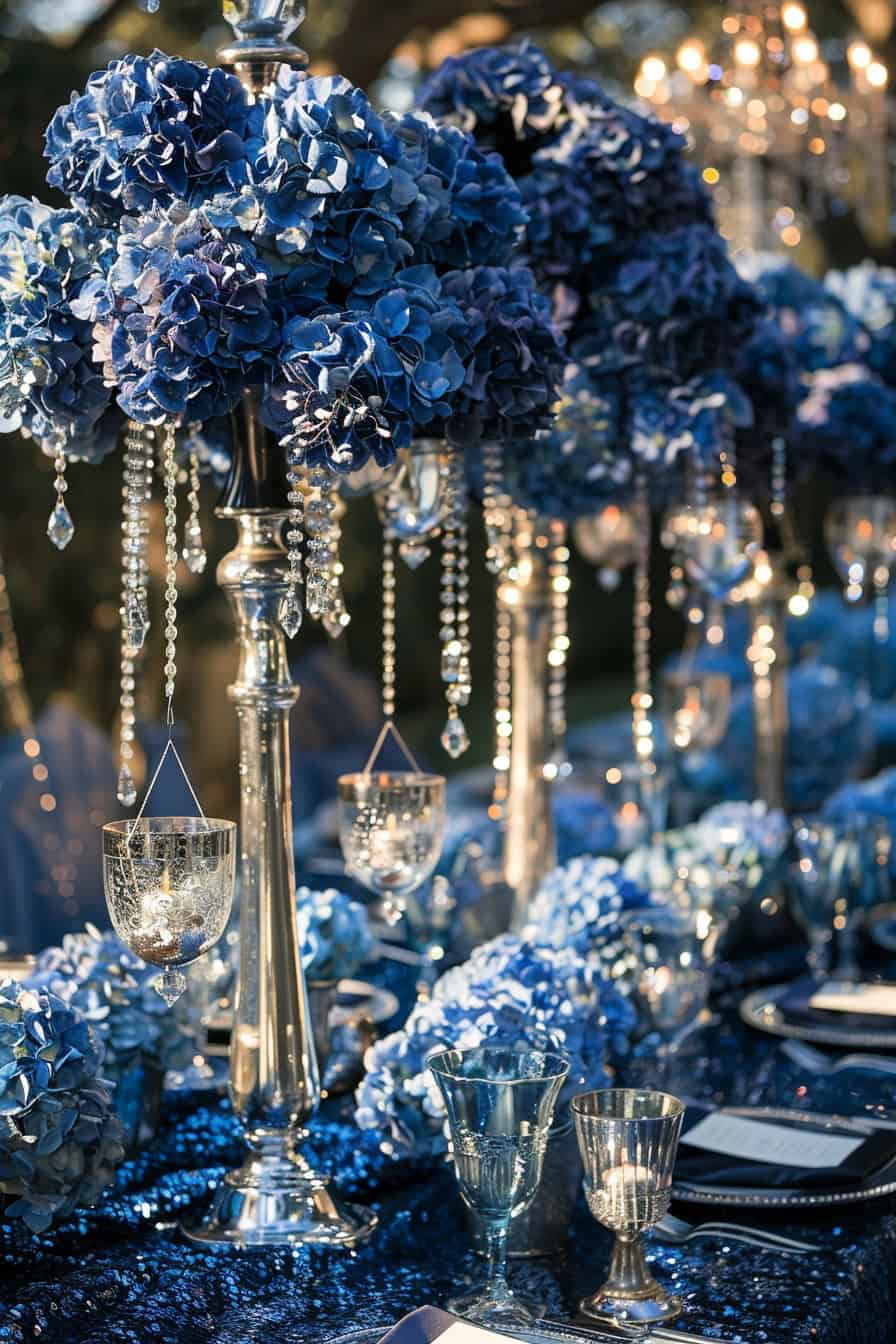 20 Royal Blue Centerpieces For Weddings • Confetti & Roses
