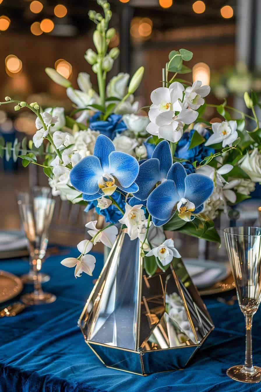 20 Royal Blue Centerpieces For Weddings • Confetti & Roses