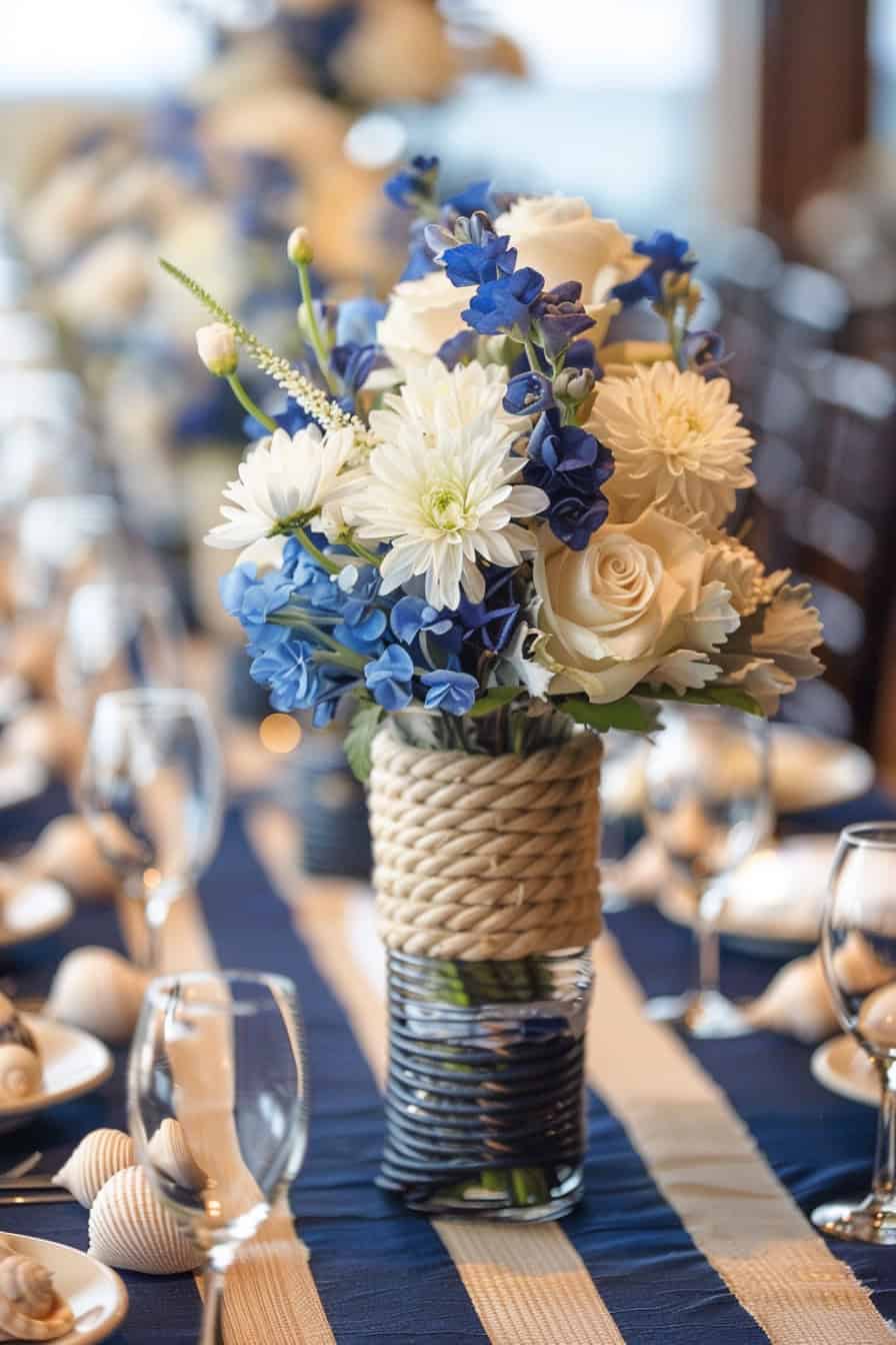 20 Royal Blue Centerpieces For Weddings • Confetti & Roses