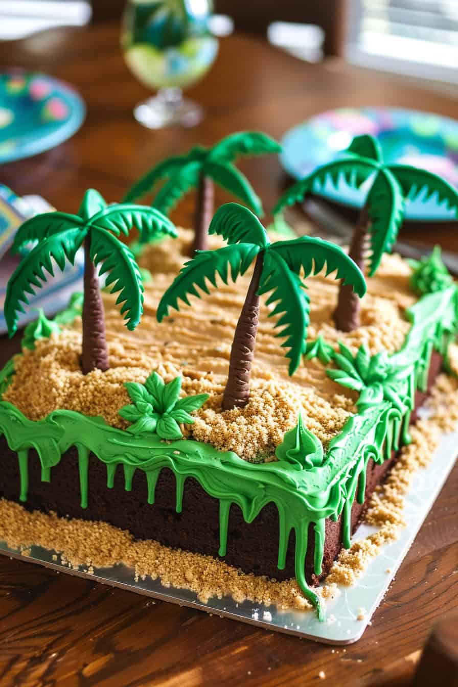 16 Creative Luau Cake Ideas For Your Next Party • Confetti & Roses