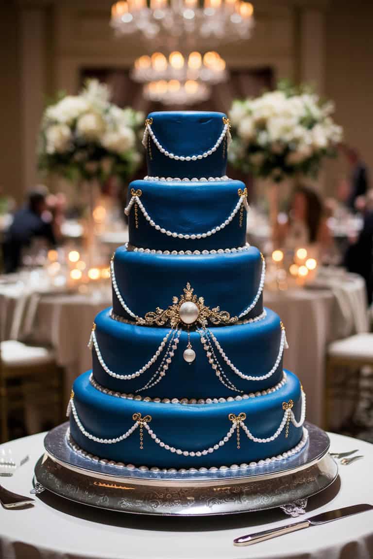 14 Beautiful Pearl Wedding Cakes For Your Wedding • Confetti & Roses