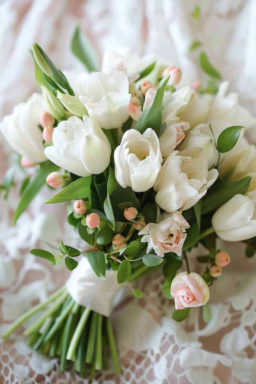 15 Beautiful Tulip Bouquets For Your Big Day • Confetti & Roses