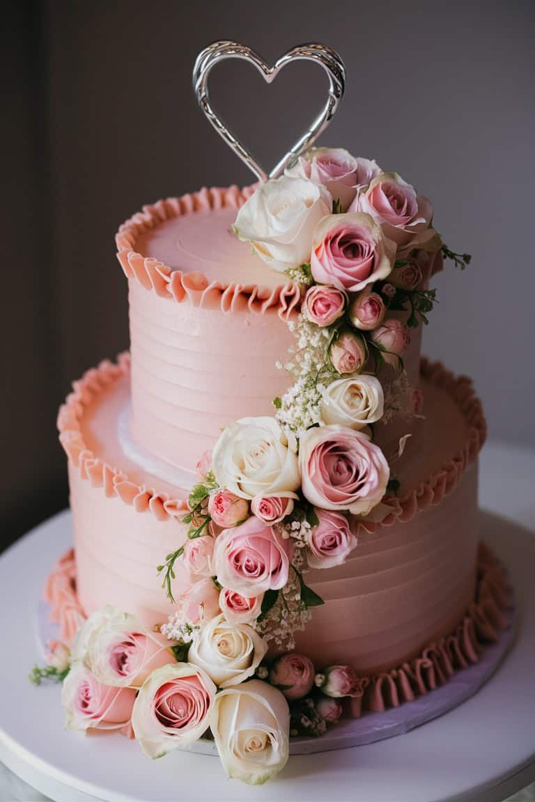 24 Beautiful Floral Wedding Cakes For Your Wedding • Confetti & Roses