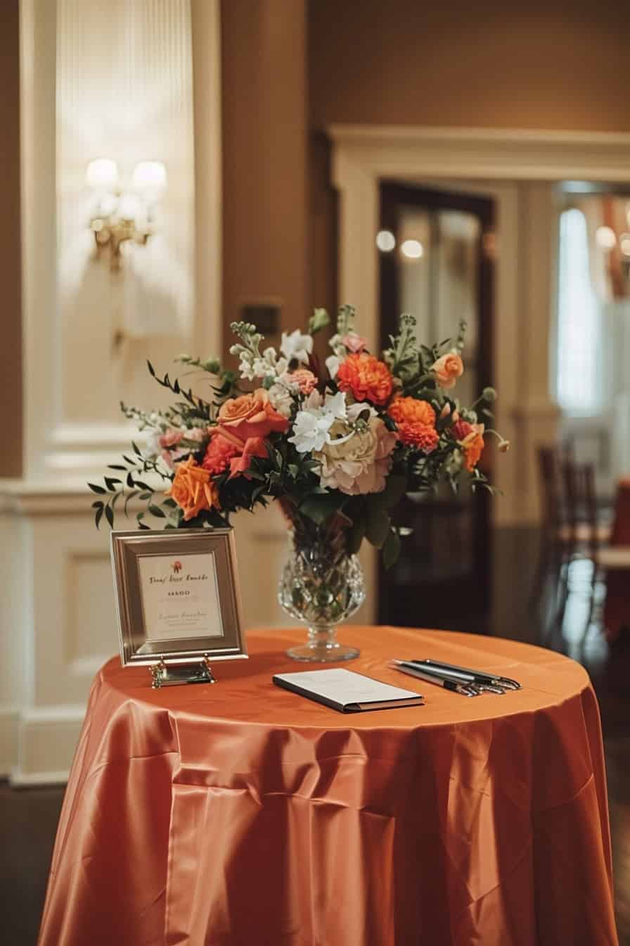 Rustic Romance: 20 Burnt Orange Wedding Ideas • Confetti & Roses