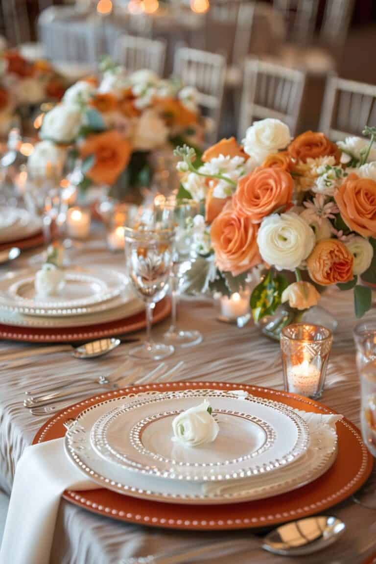 Rustic Romance: 20 Burnt Orange Wedding Ideas • Confetti & Roses