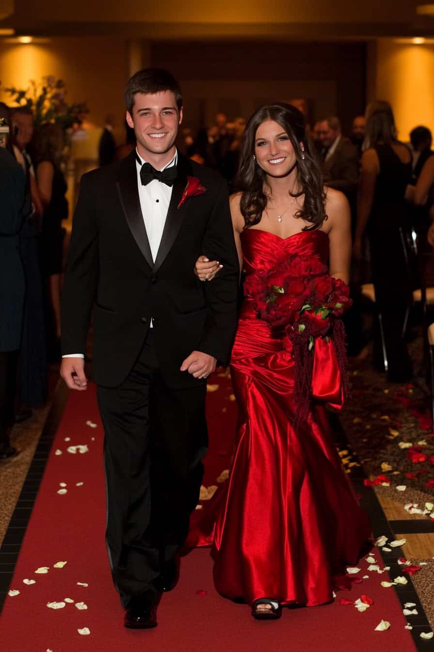 Embracing Elegance: 25 Stunning Ideas For A Black And Red Wedding ...