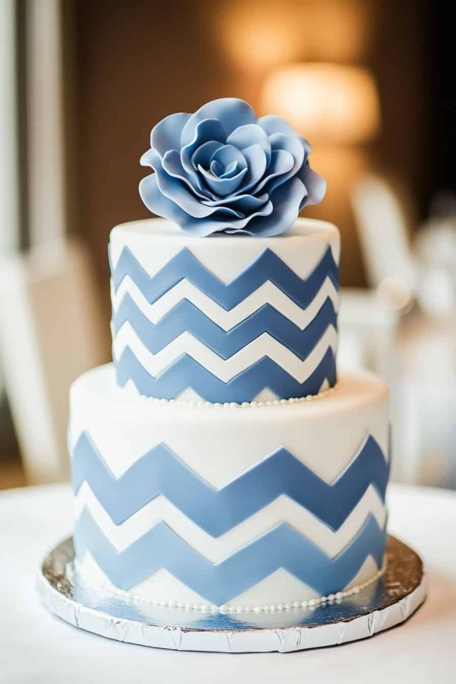 Discover Your Dream Blue Wedding Cake: 24 Stunning Designs • Confetti ...