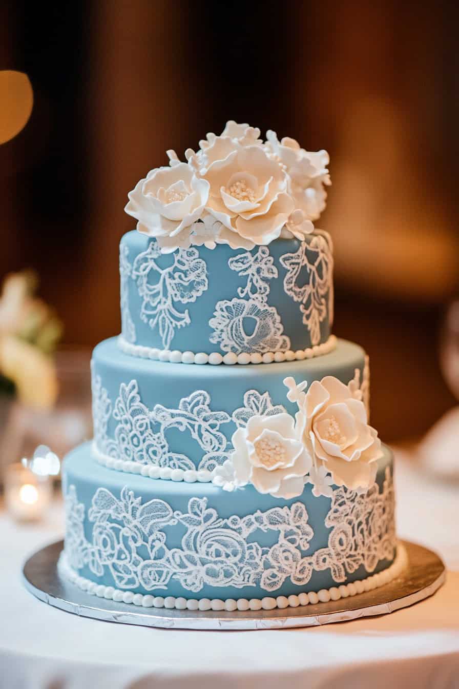Discover Your Dream Blue Wedding Cake: 24 Stunning Designs • Confetti ...