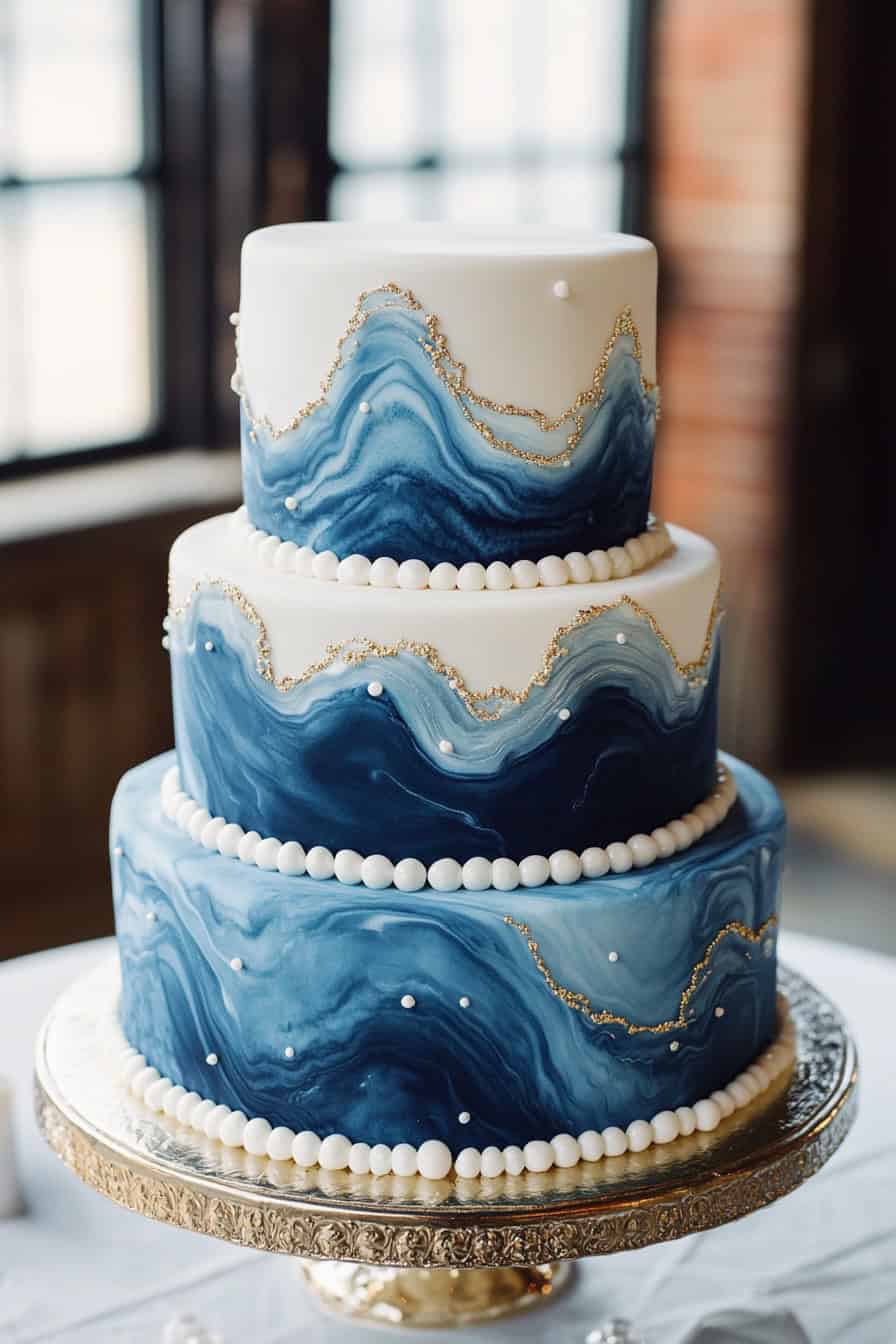 Discover Your Dream Blue Wedding Cake: 24 Stunning Designs • Confetti ...