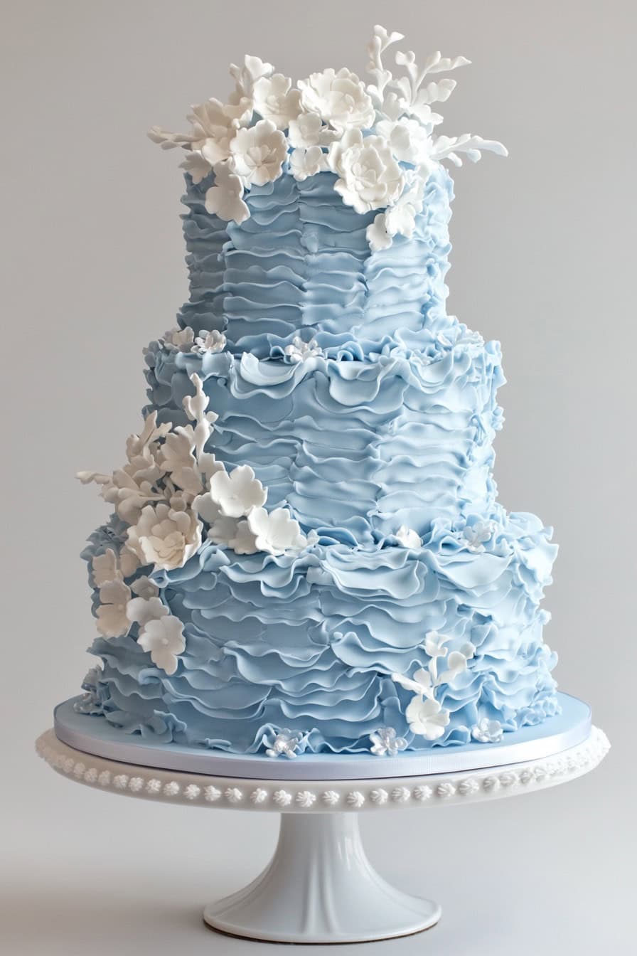 Discover Your Dream Blue Wedding Cake: 24 Stunning Designs • Confetti ...