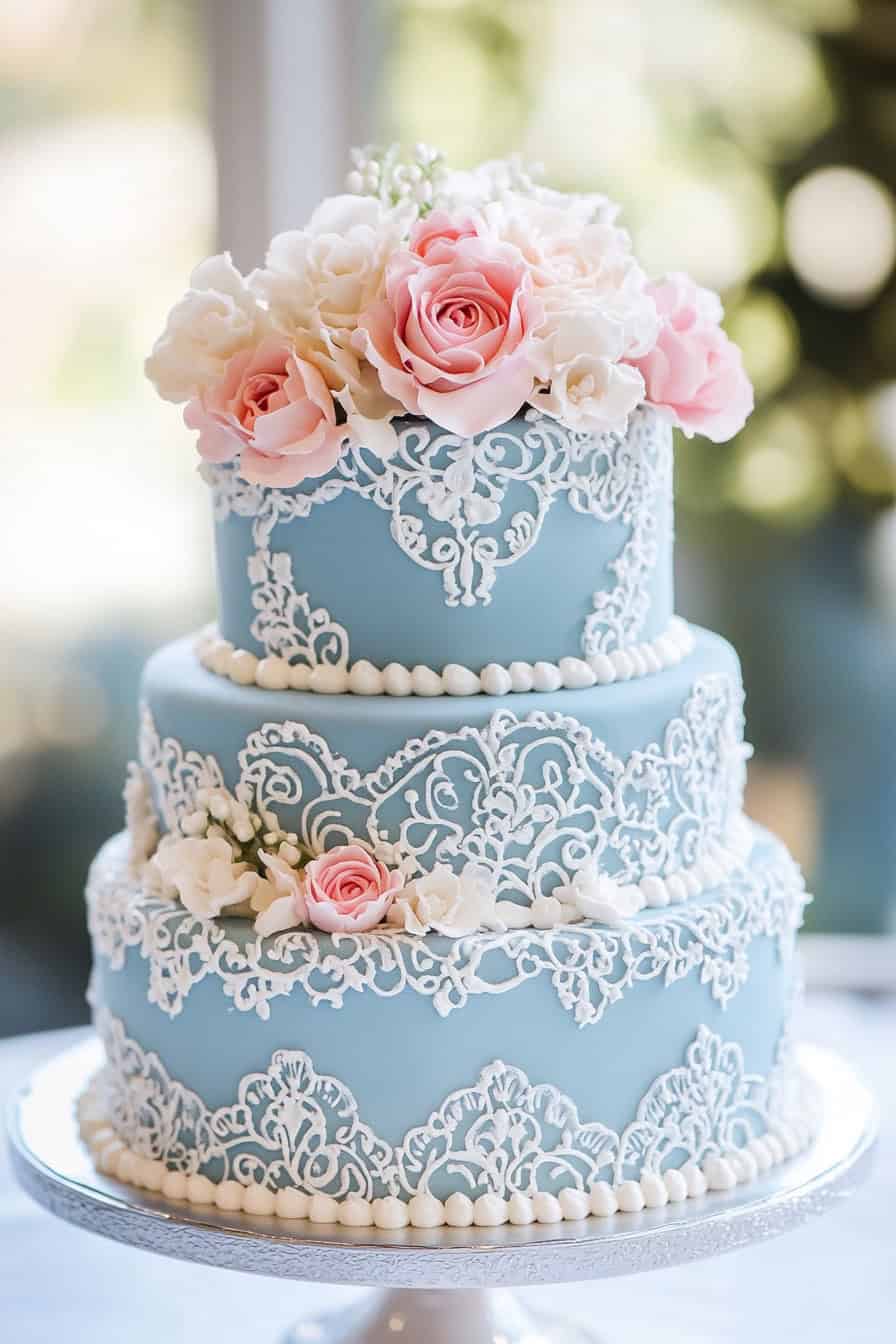 Discover Your Dream Blue Wedding Cake: 24 Stunning Designs • Confetti ...