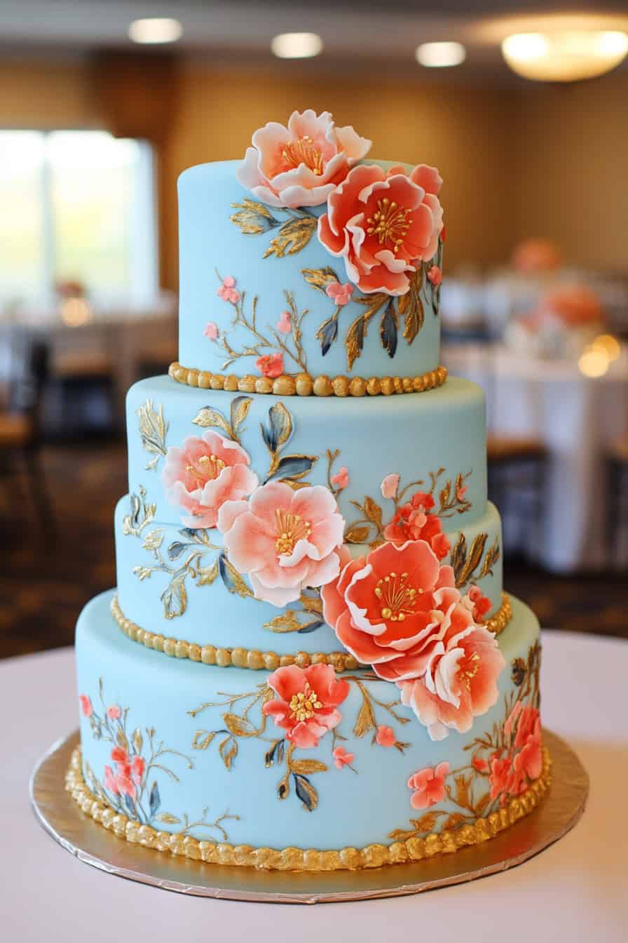 Discover Your Dream Blue Wedding Cake: 24 Stunning Designs • Confetti ...