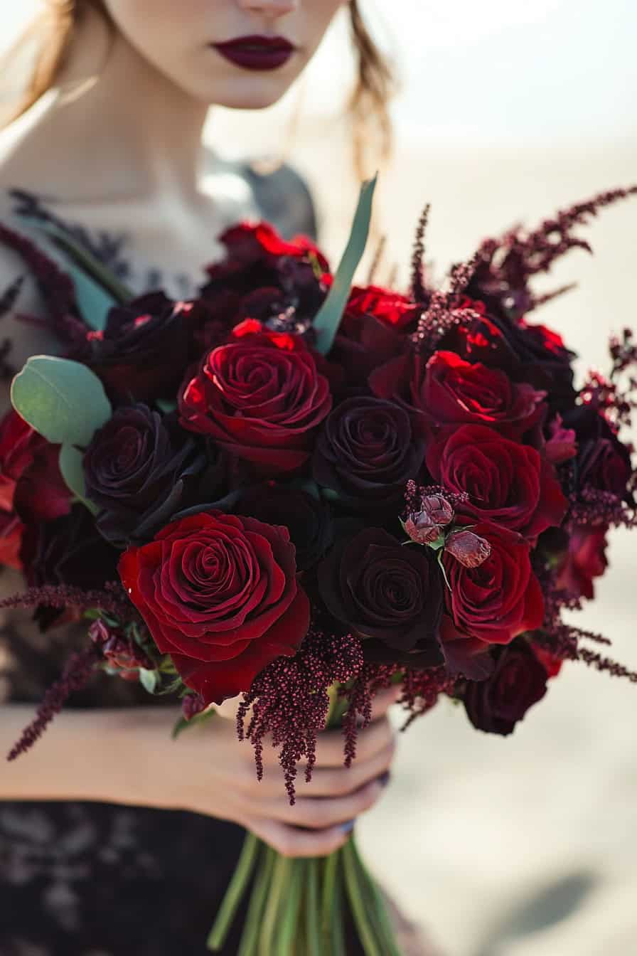 20 Timeless Red Rose Wedding Bouquets • Confetti & Roses