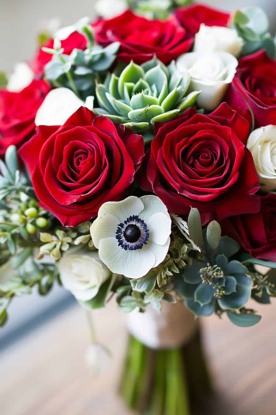 20 Timeless Red Rose Wedding Bouquets • Confetti & Roses