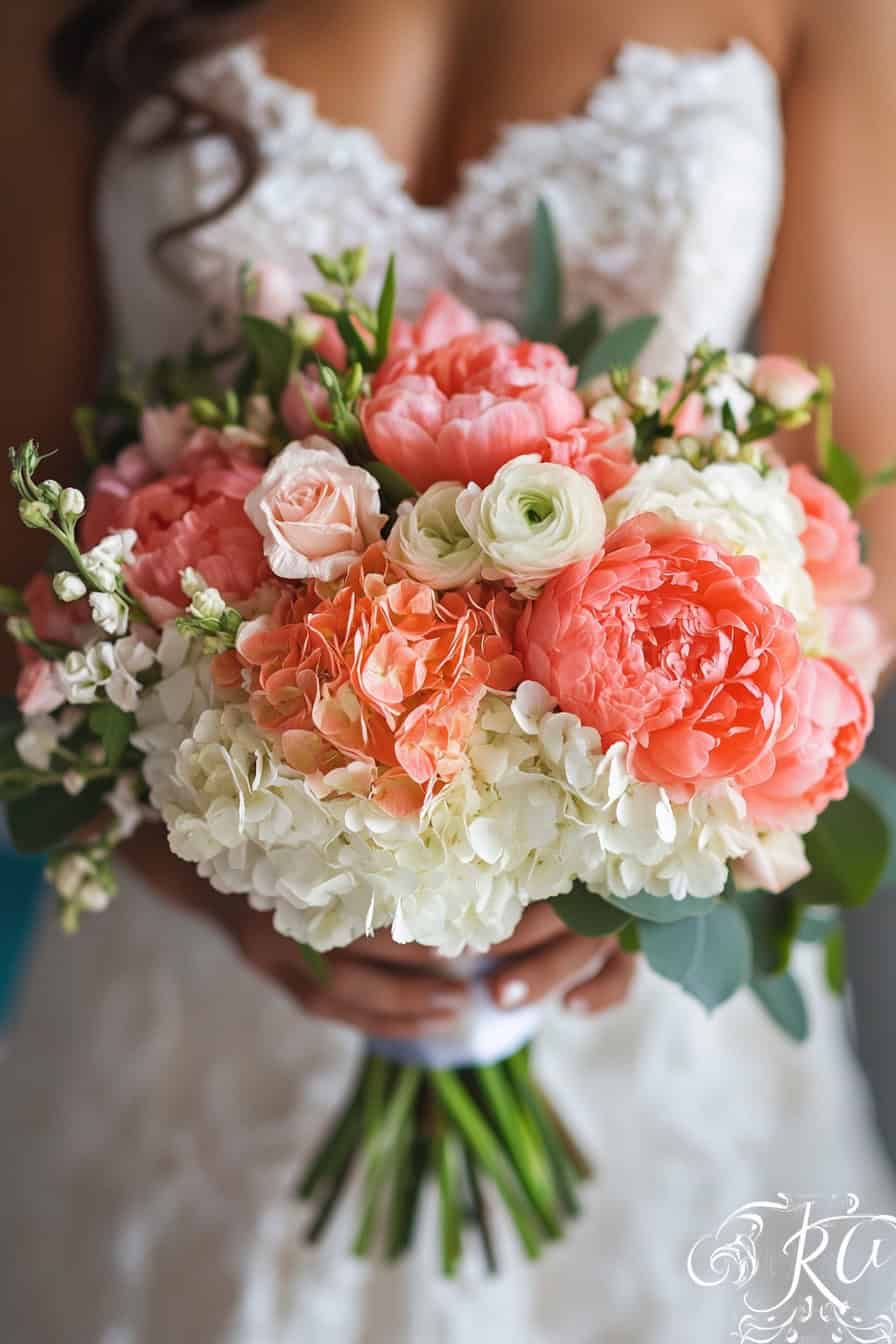 24 Beautiful Hydrangea Bouquets For Your Big Day • Confetti & Roses