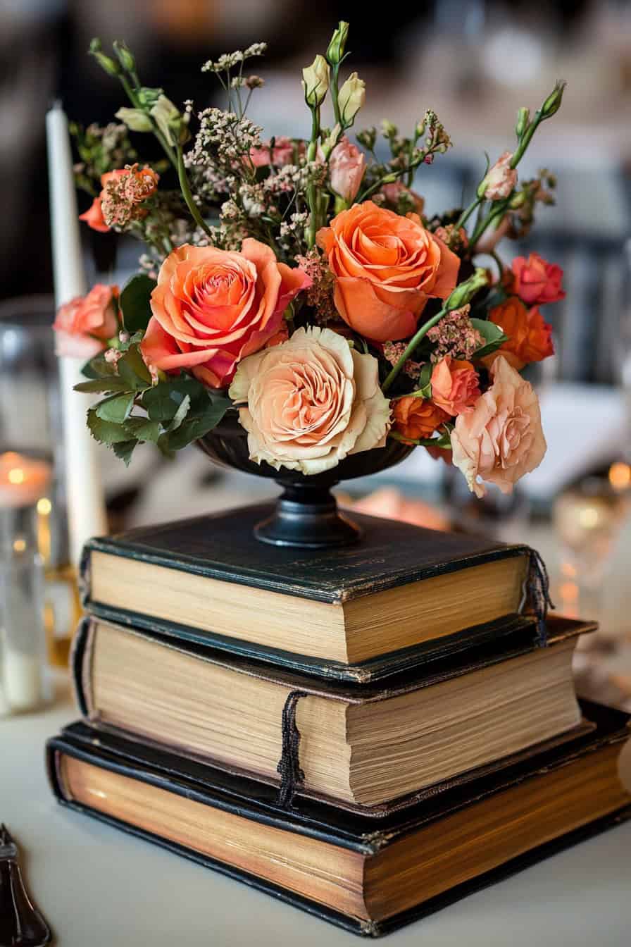 15 Creative Ideas For Book Centerpieces At Weddings And Events ...