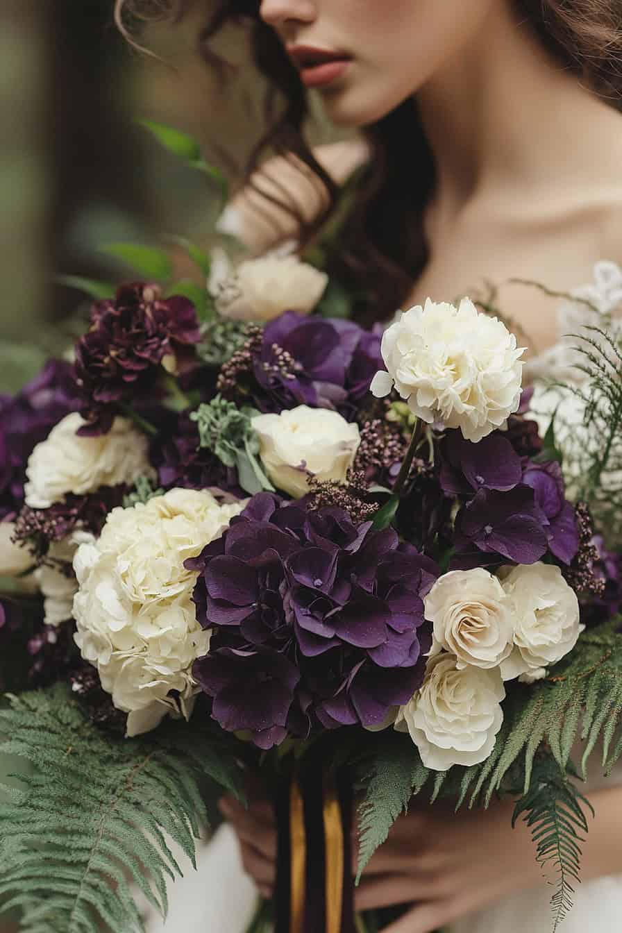 24 Beautiful Hydrangea Bouquets For Your Big Day • Confetti & Roses
