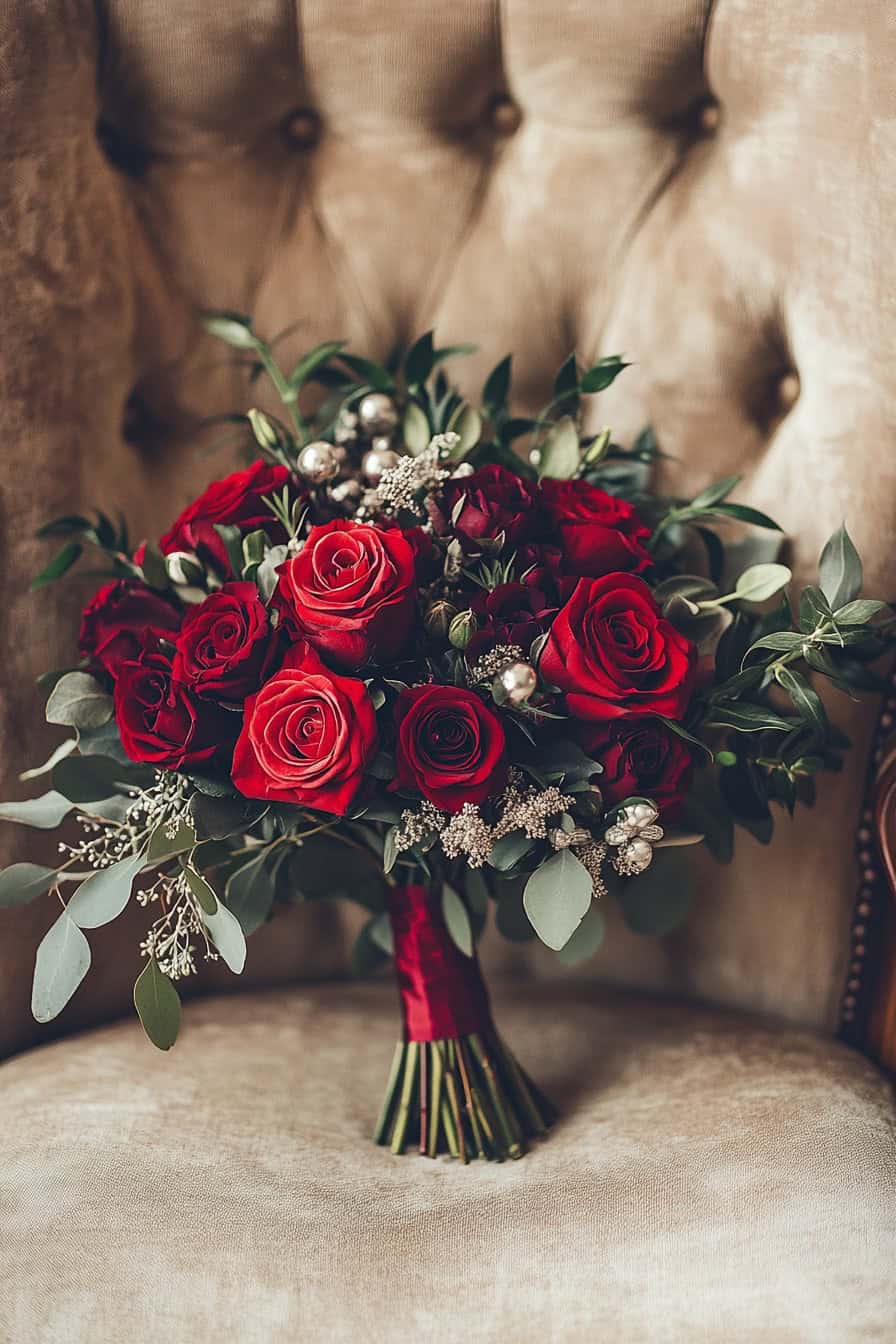 20 Timeless Red Rose Wedding Bouquets • Confetti & Roses
