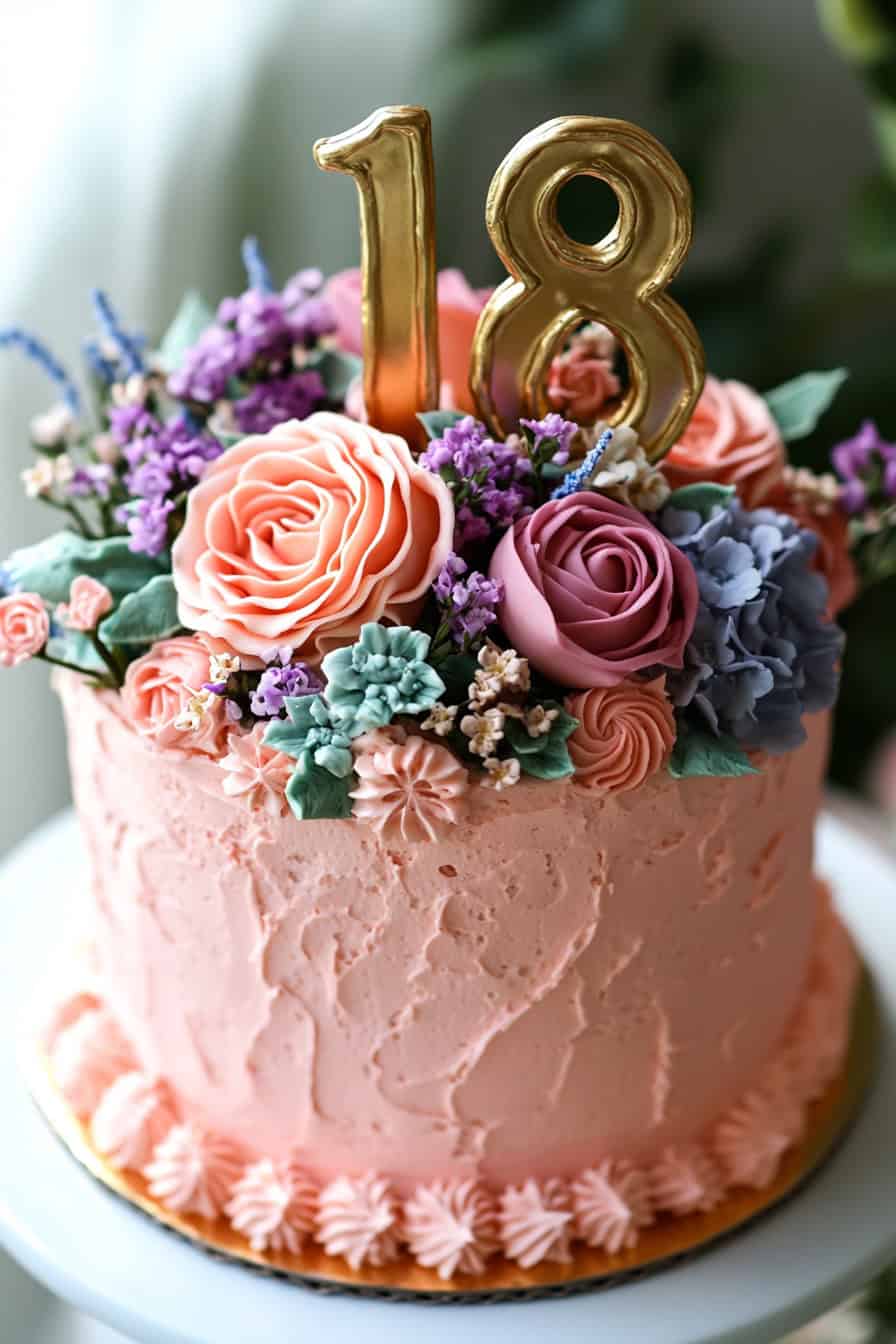 40 Unique 18th Birthday Cake Ideas • Confetti & Roses