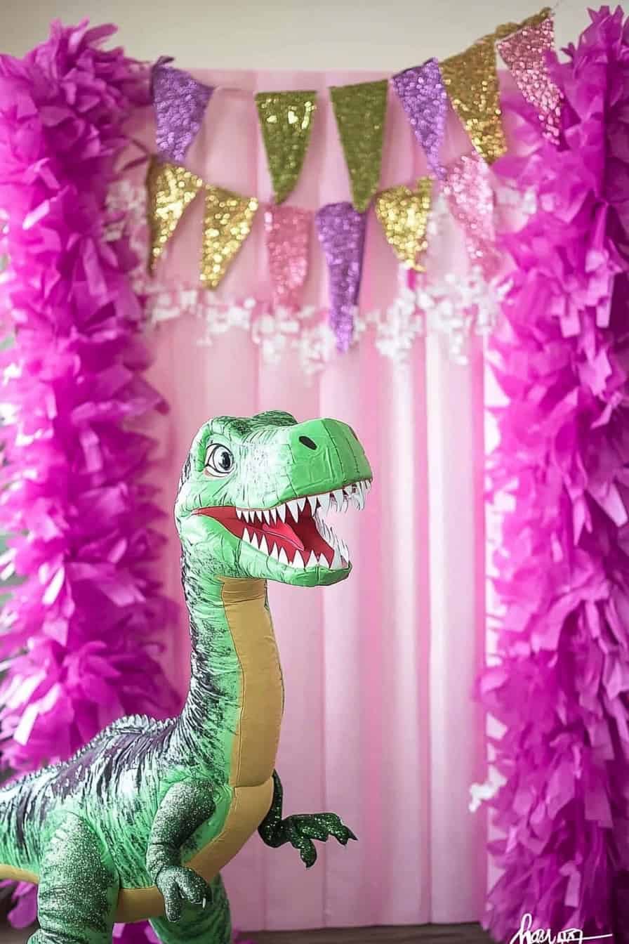 Pink Dinosaur Party Magic 14 Girly Party Ideas Your Little Girl ...