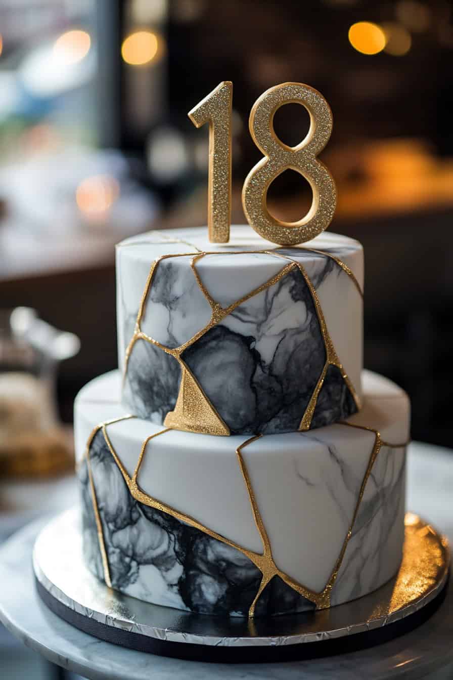 40 Unique 18th Birthday Cake Ideas • Confetti & Roses