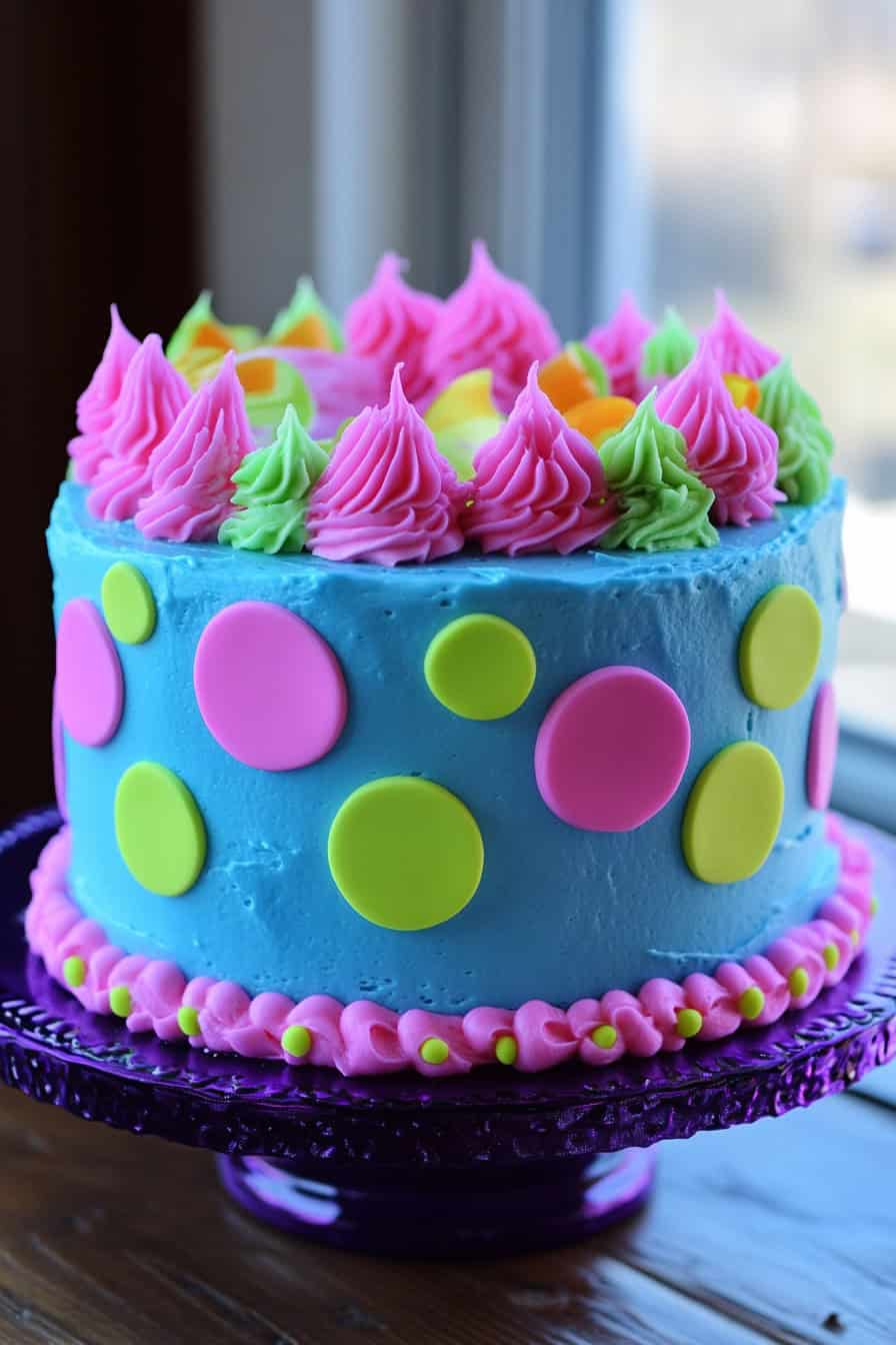 18 Creative Neon Cake Ideas For Your Next Party • Confetti & Roses