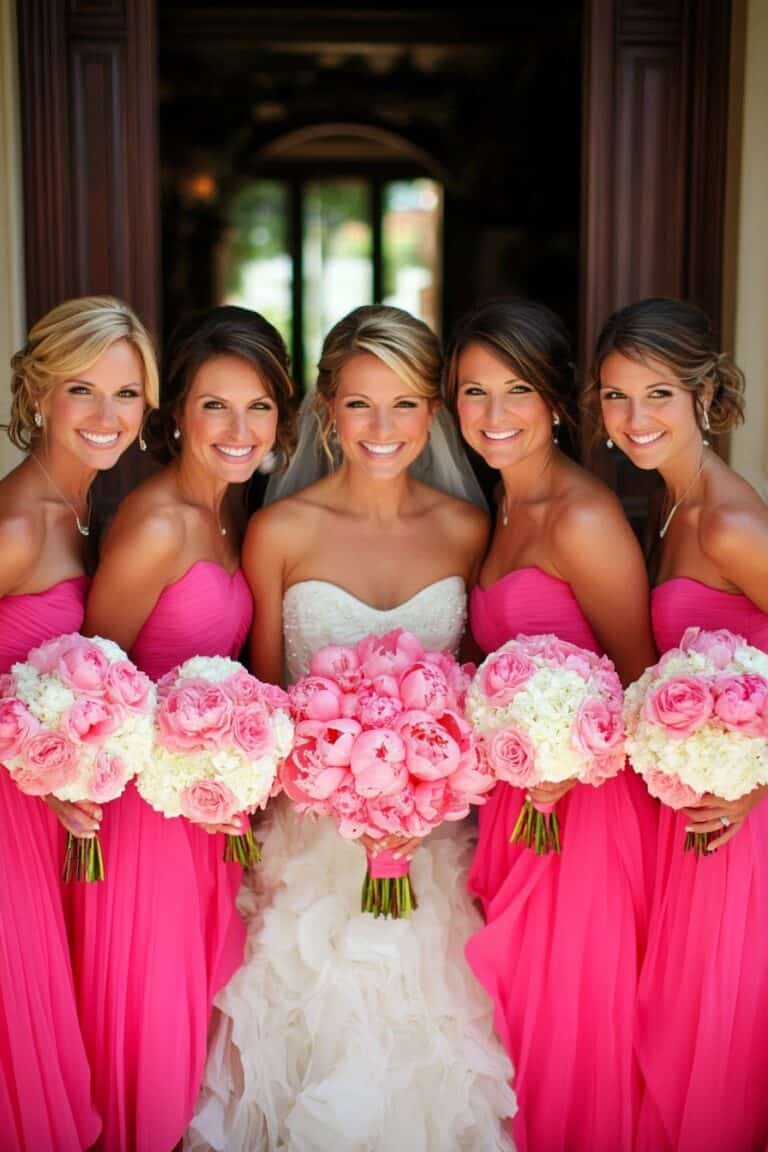Pink Dreams: 16 Stylish Ideas For A Pink Wedding • Confetti & Roses