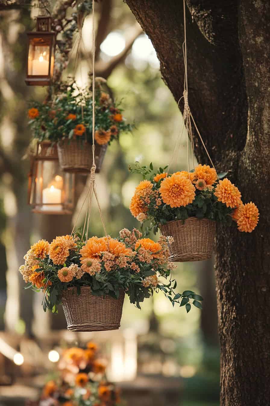 9 Creative Ways To Use Potted Mums In Your Wedding • Confetti & Roses