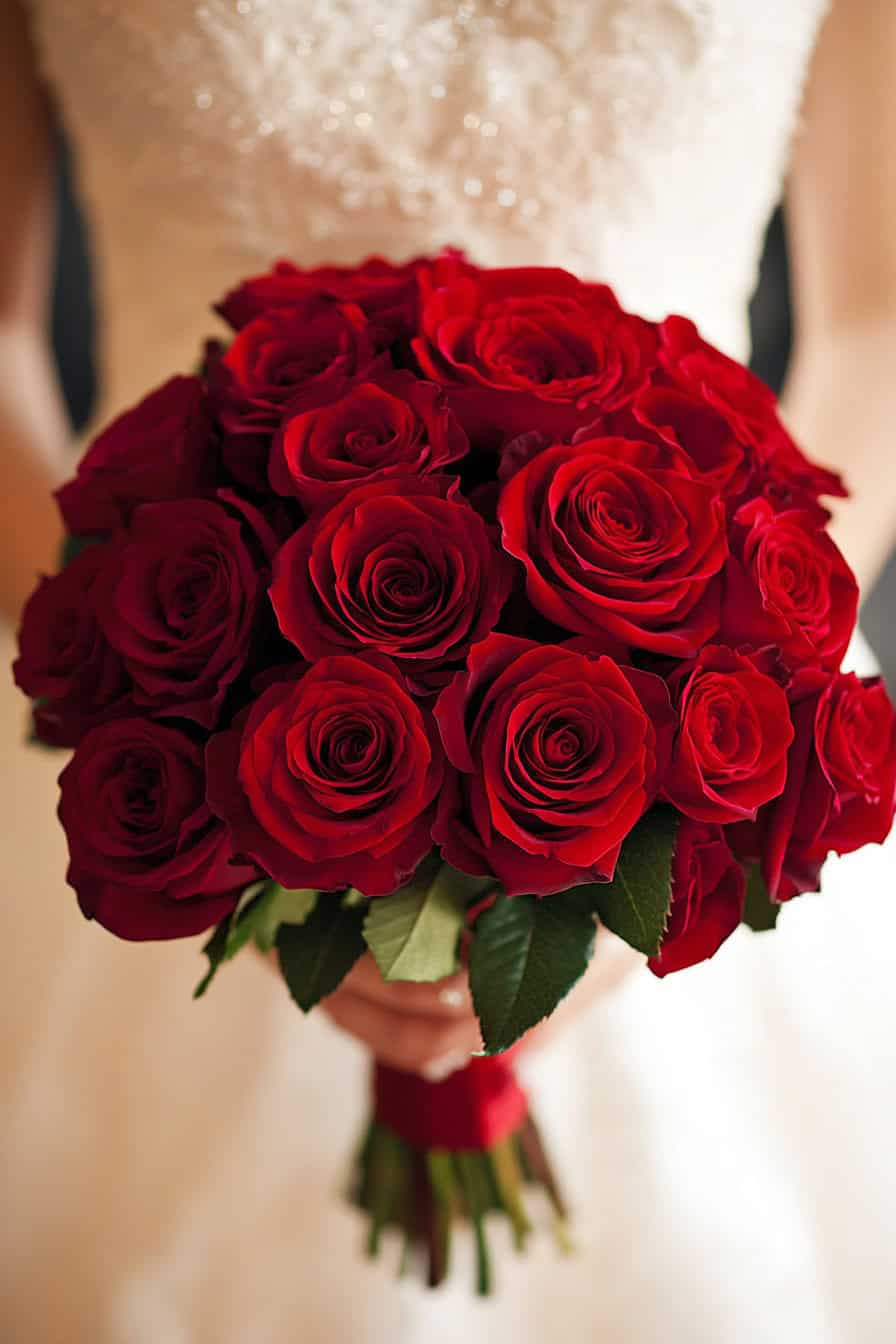 25 Stunning Ideas For A Red Rose Wedding Theme • Confetti & Roses