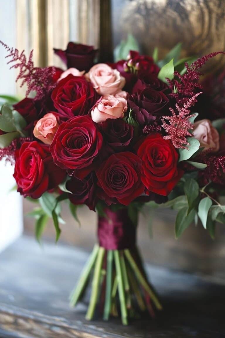 20 Timeless Red Rose Wedding Bouquets • Confetti & Roses
