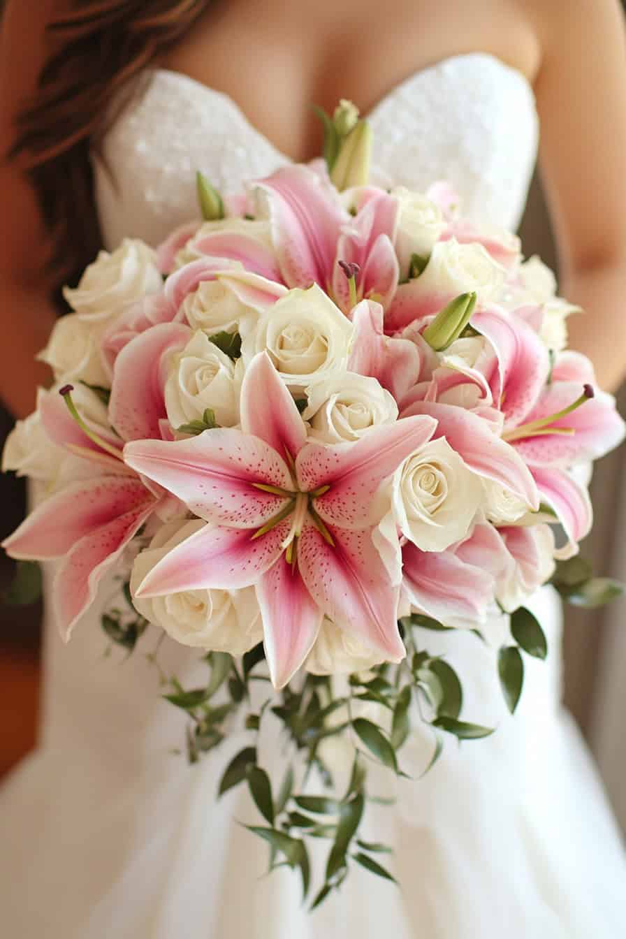 30 Beautiful Lily Bouquets For Your Big Day • Confetti & Roses