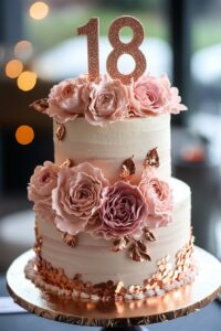 40 Unique 18th Birthday Cake Ideas • Confetti & Roses
