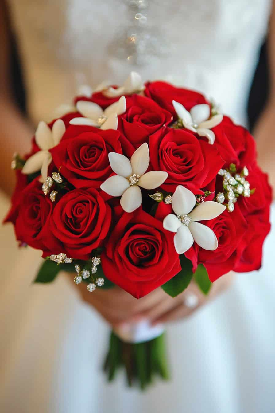 20 Timeless Red Rose Wedding Bouquets • Confetti & Roses