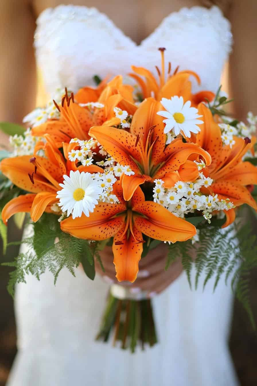 30 Beautiful Lily Bouquets For Your Big Day • Confetti & Roses